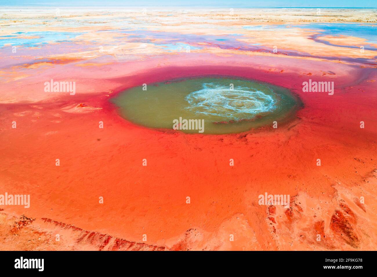 Aerial photography of spring in the wilderness Stock Photo - Alamy