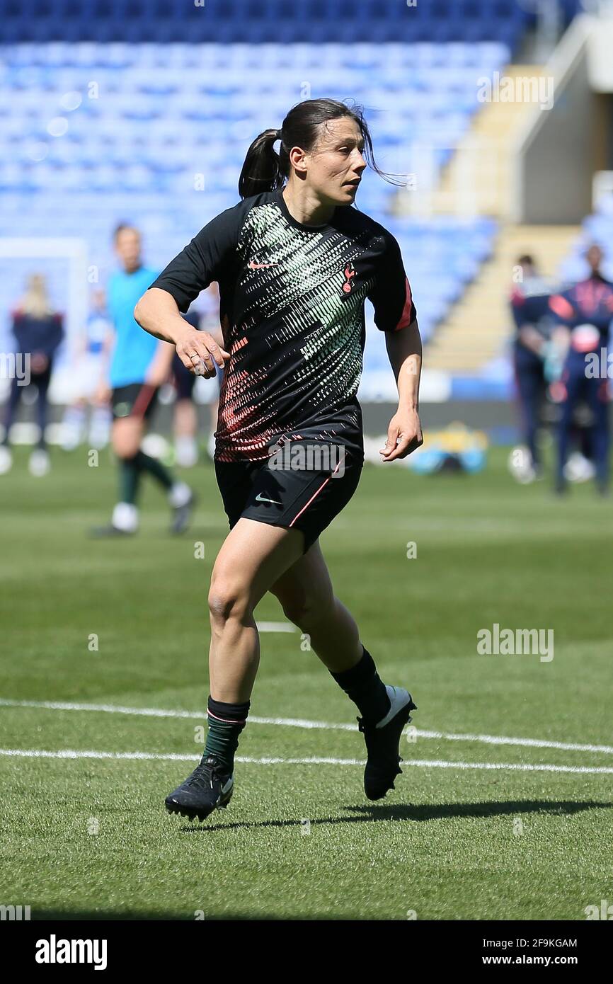 Reading, UK. 18th Apr, 2021. Rachel Williams (10 Tottenham) during the ...