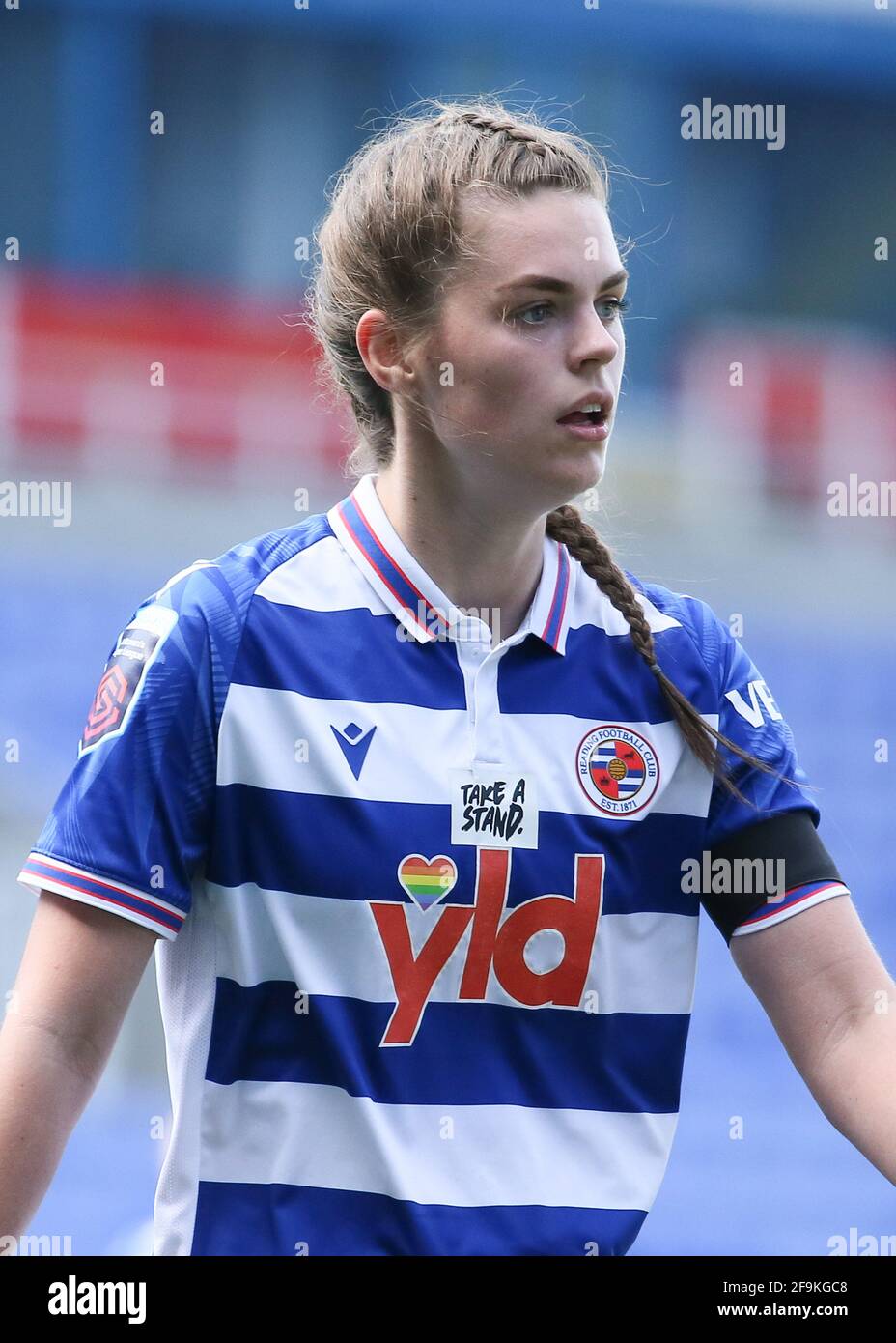 Reading, UK. 18th Apr, 2021. Emma Harries (36 Reading) during the FA ...