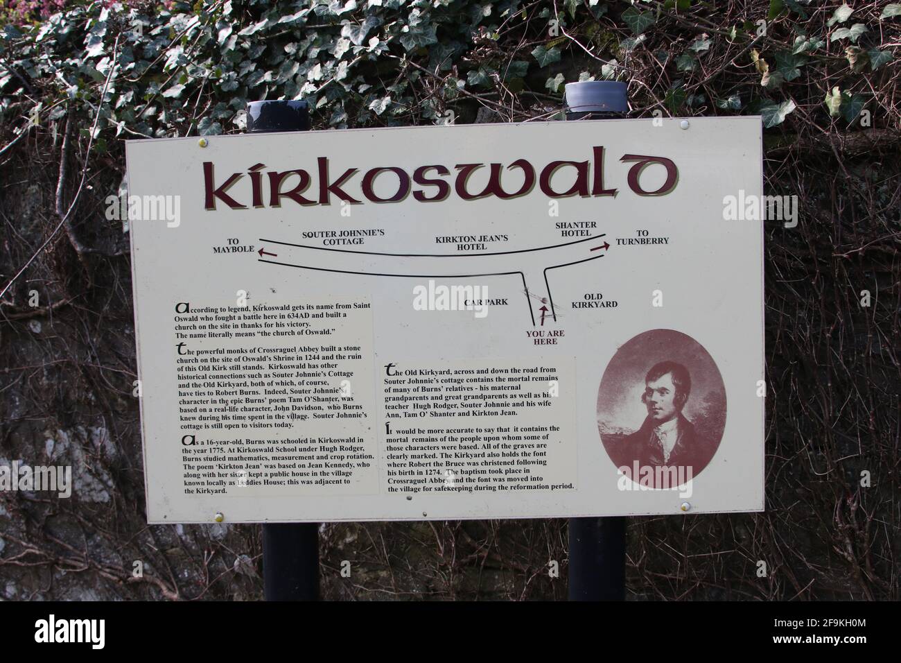 Map of kirkoswald hi-res stock photography and images - Alamy