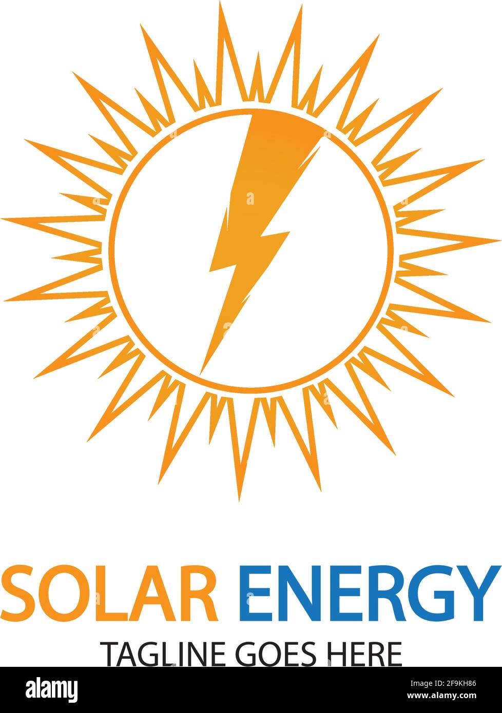 Sun solar energy logo design template. solar tech logo designs Stock ...