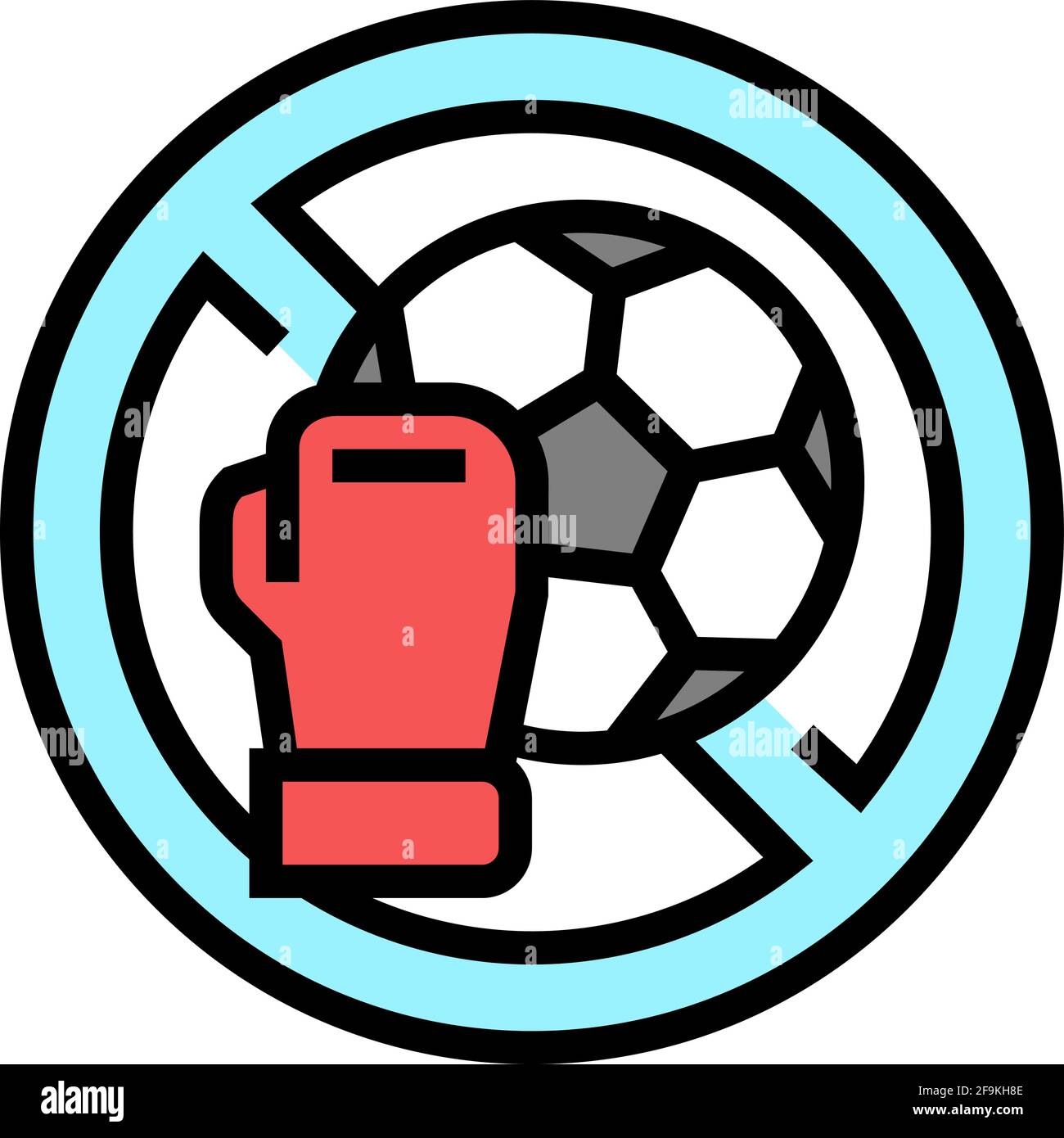 contraindicated sport exercises color icon vector illustration Stock ...