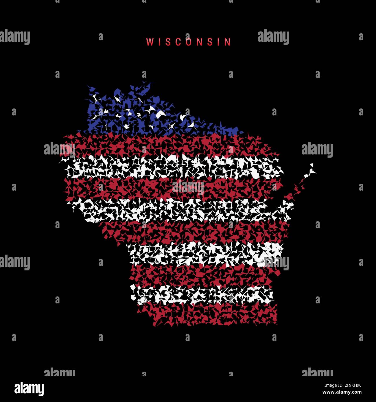 Map of unity wisconsin hi-res stock photography and images - Alamy