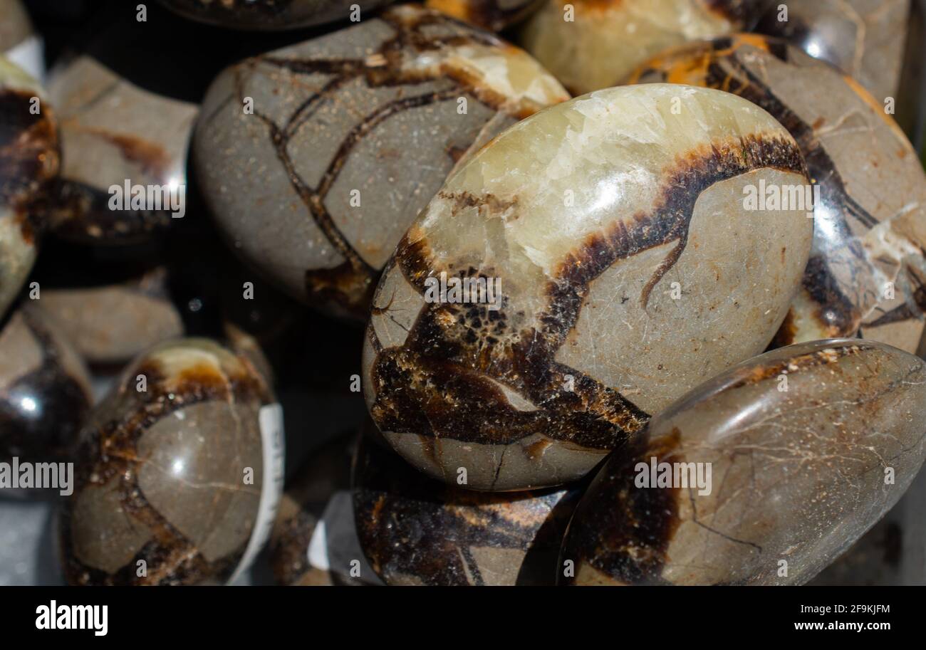 Semi precious stone of Septerium Quartz Stone Sphere Stock Photo - Alamy