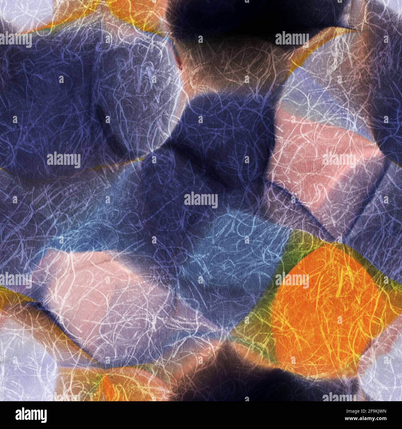 Seamless abstract blobs of color paper texture Stock Photo - Alamy