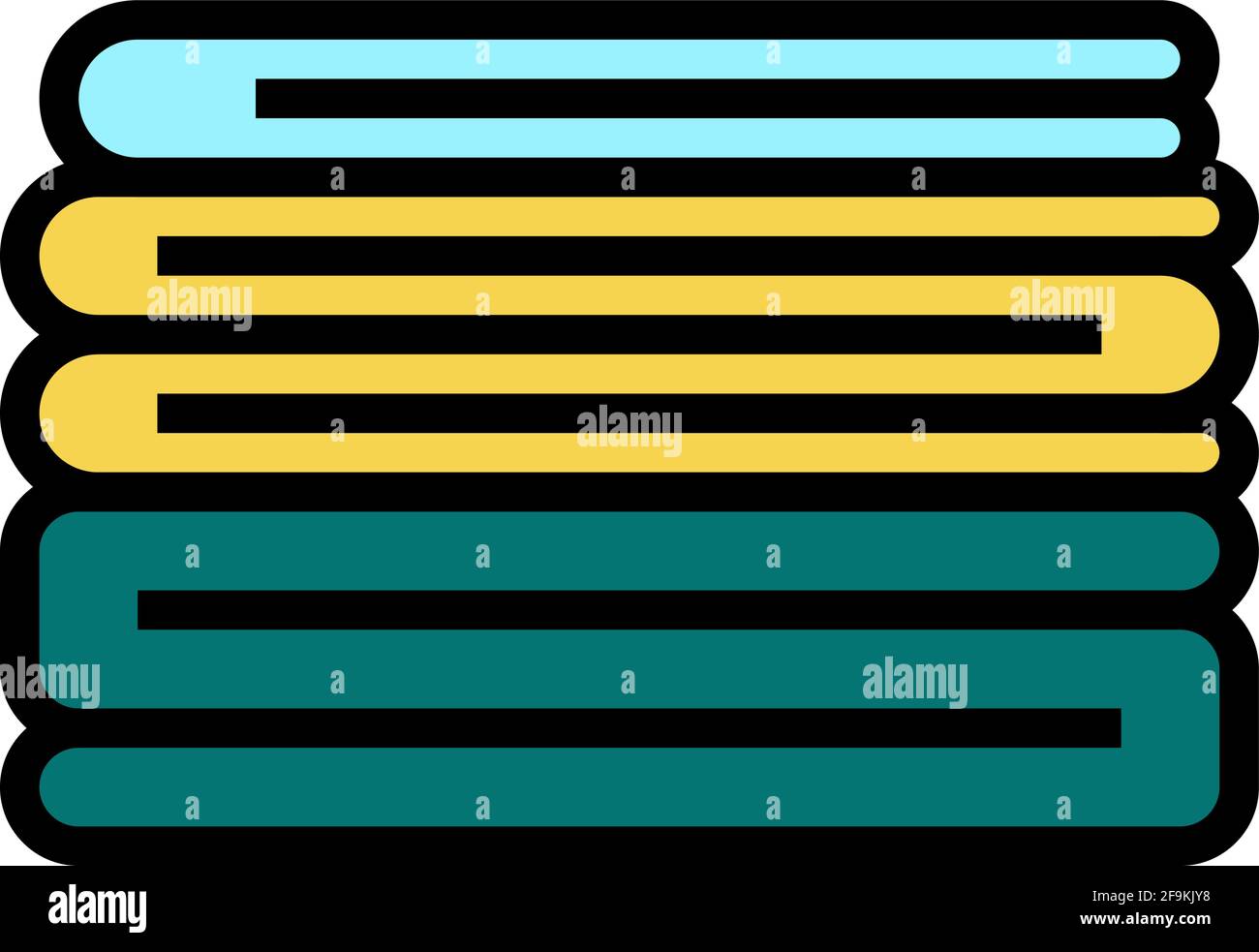 pile textile color icon vector illustration Stock Vector Image & Art ...
