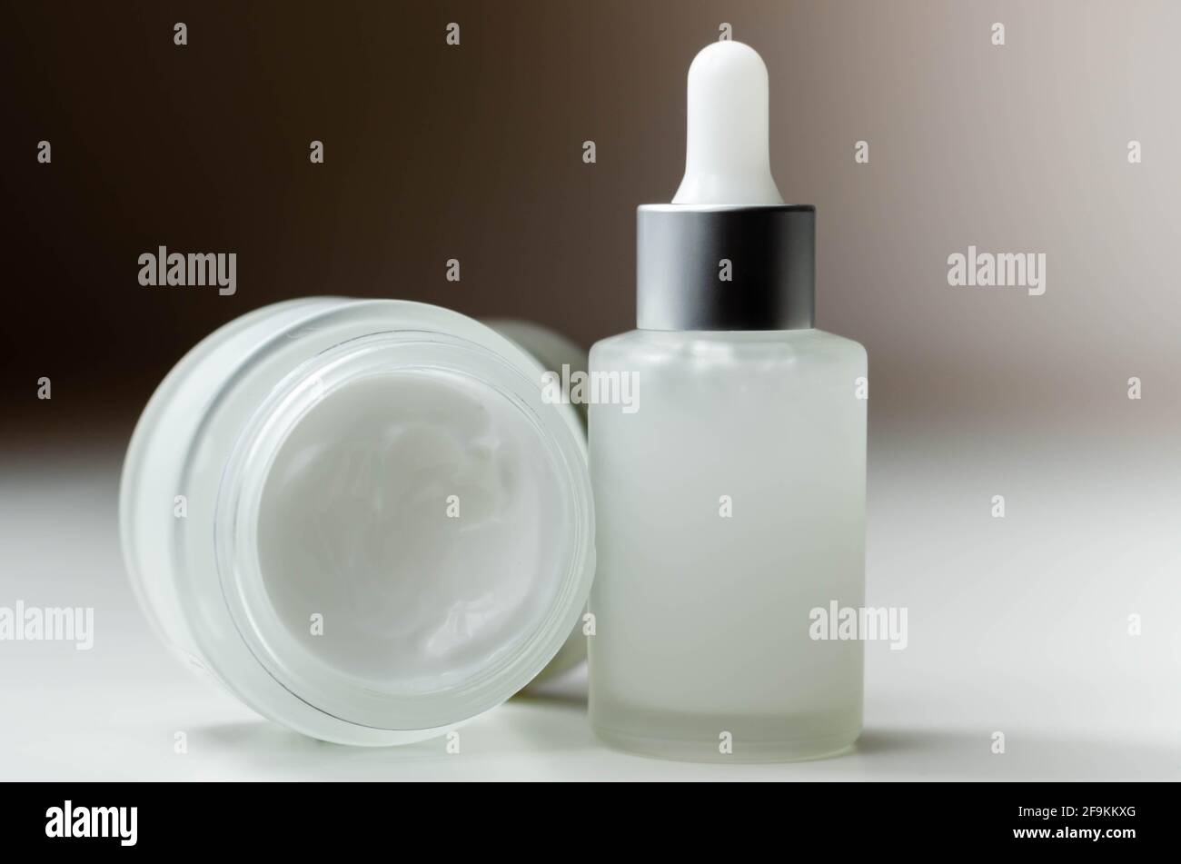 Luxury and expensive anti wrinkle cosmetics, facial serum and collagen ...