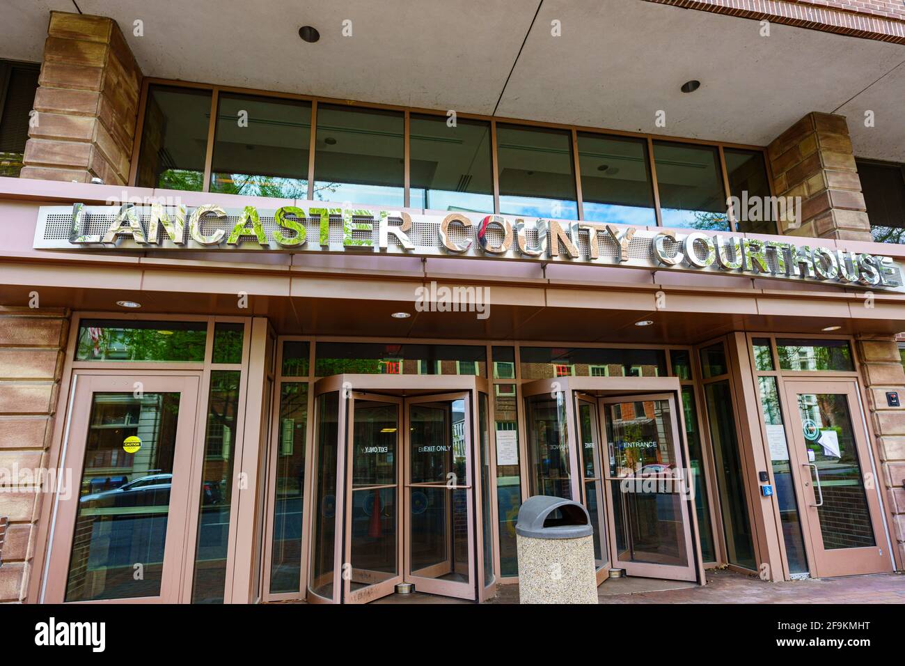 Lancaster, PA, USA - April 18, 2021: The entrance to the Lancaster ...