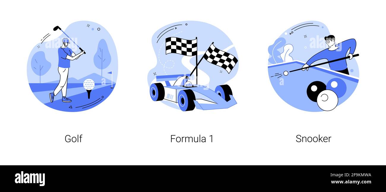 Professional sport abstract concept vector illustrations Stock Vector ...