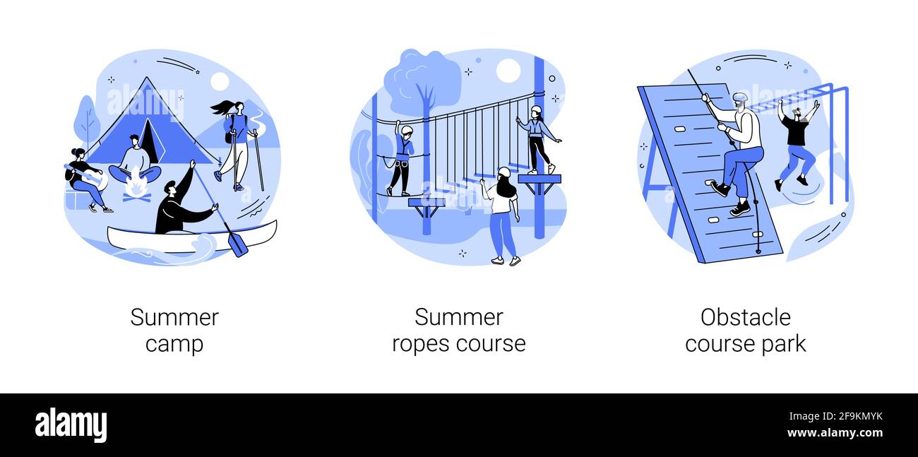 Active lifestyle abstract concept vector illustrations Stock Vector ...