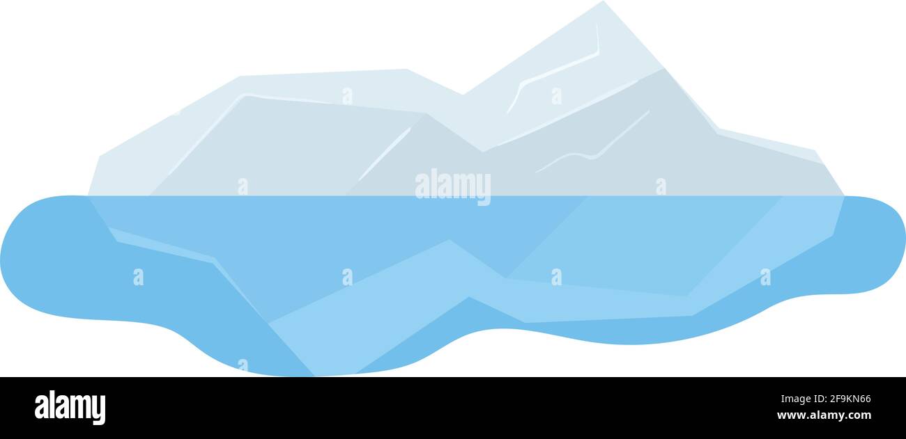 melted iceberg sea climate change Stock Vector Image & Art - Alamy