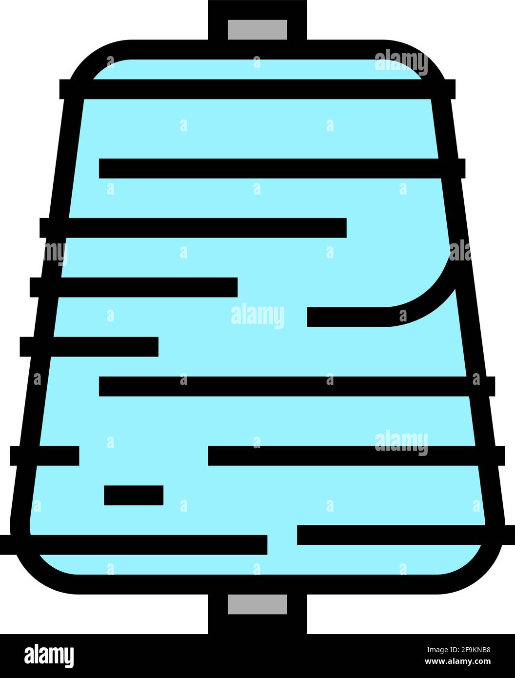 thread roll textile color icon vector illustration Stock Vector Image ...