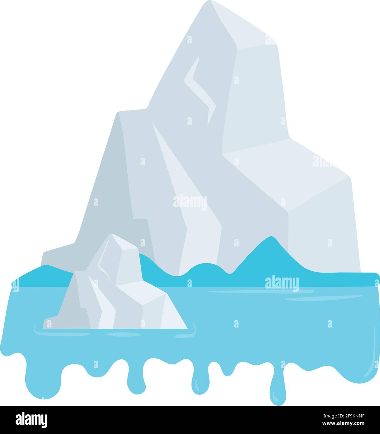 melted iceberg global warming isolated Stock Vector Image & Art - Alamy
