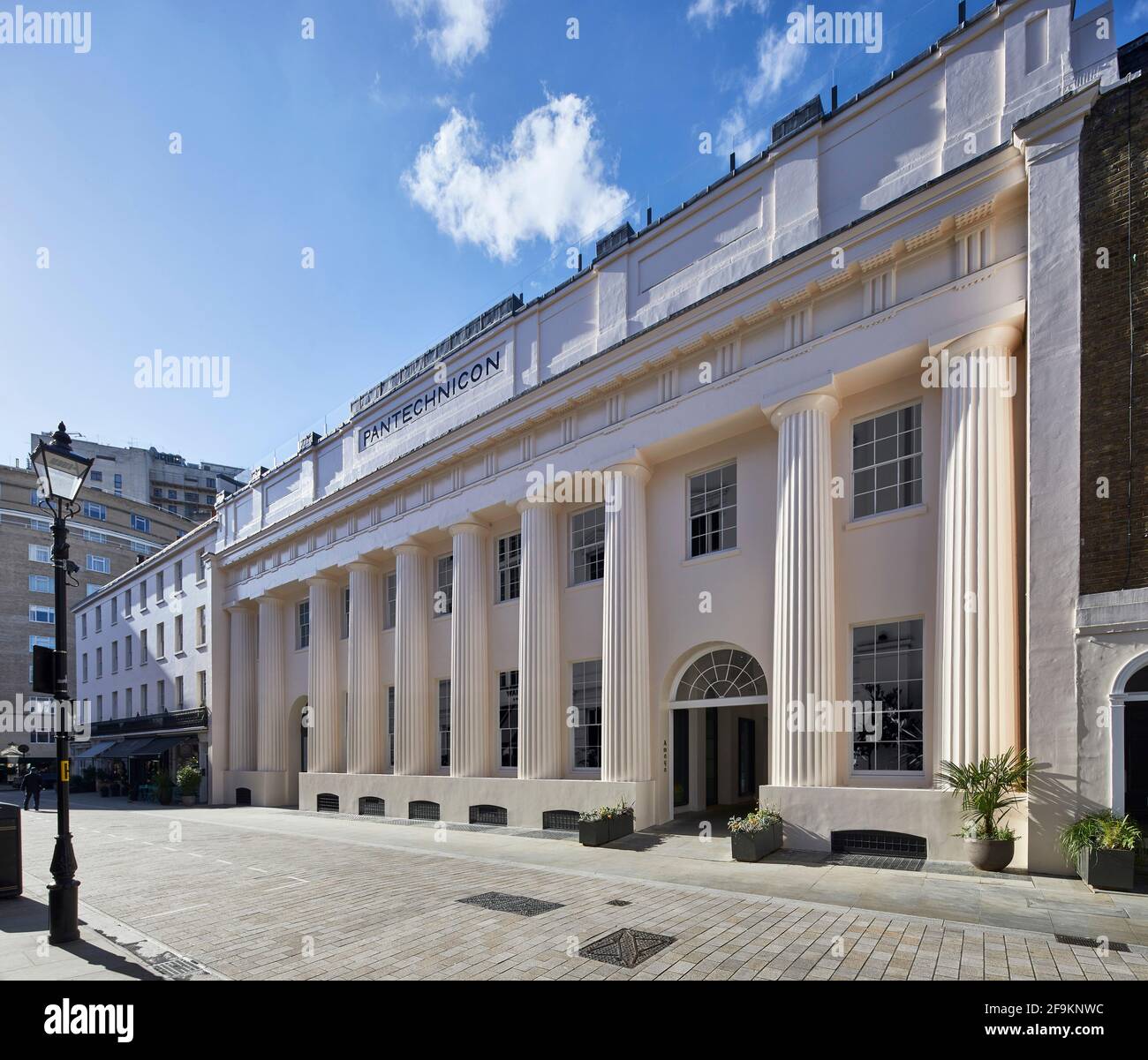 Exterior in daylight. Pantechnicon, London, United Kingdom. Architect ...