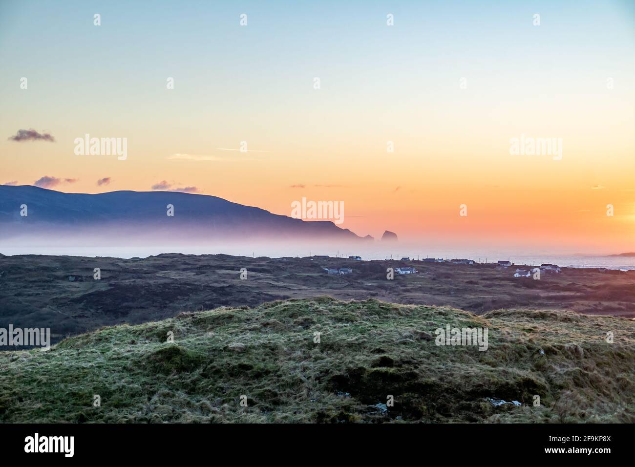 The coastline at Rossbeg in County Donegal during winter - Ireland ...
