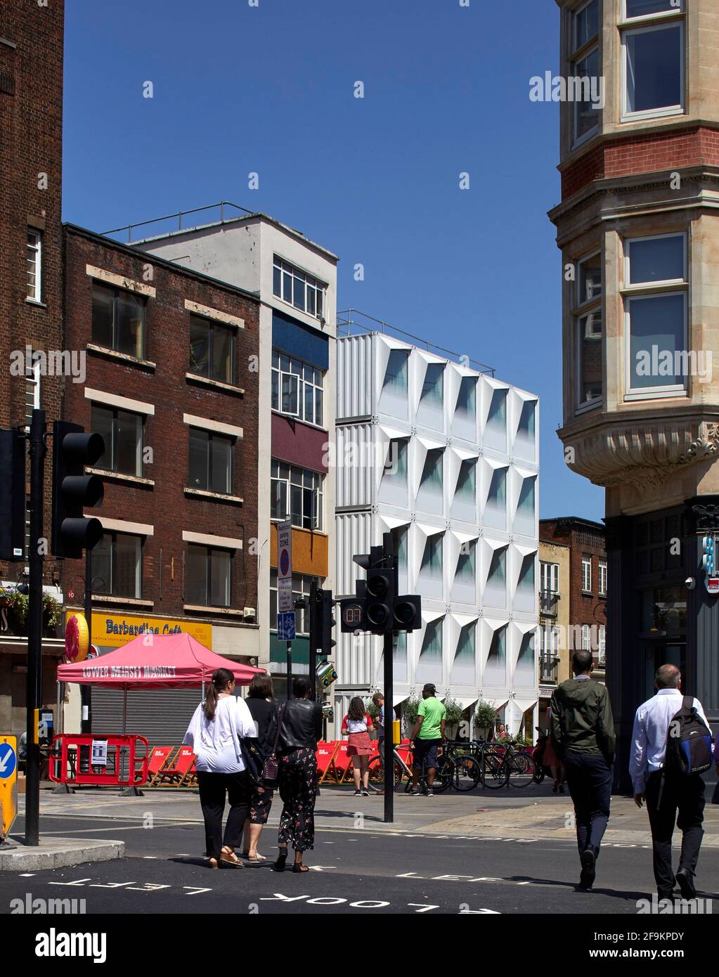 Exterior facade view on The Cut, Waterloo. Stow-Away Waterloo Hotel ...