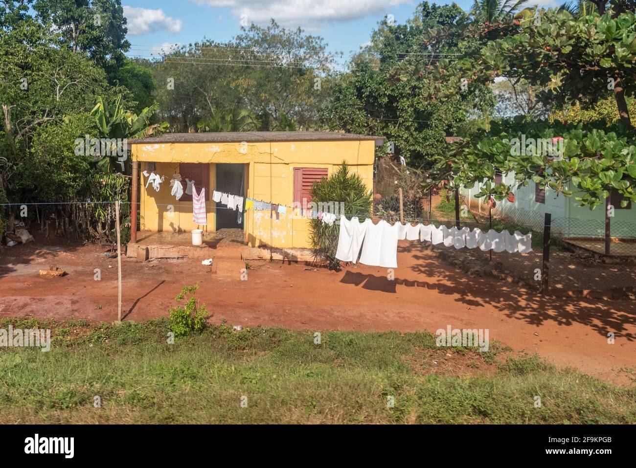 Rural areas and towns. Lifestyle in Cuba Stock Photo - Alamy