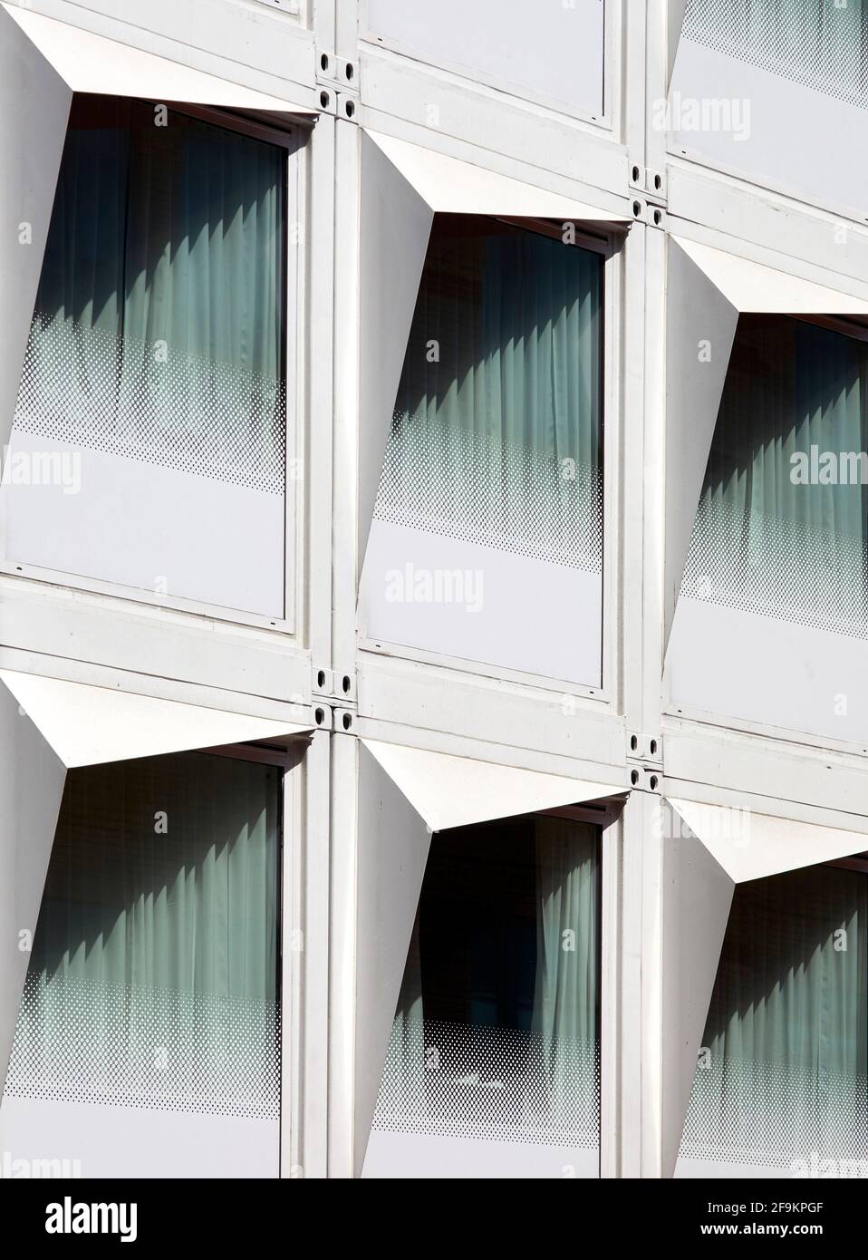 Detail of exterior facade. Stow-Away Waterloo Hotel, London, United ...