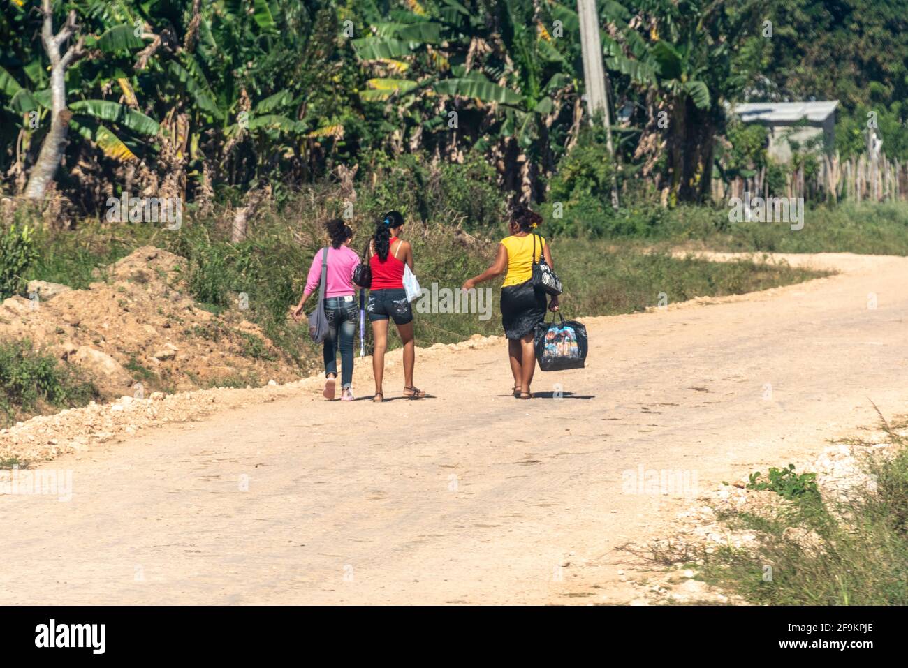 Rural areas and towns. Lifestyle in Cuba Stock Photo - Alamy