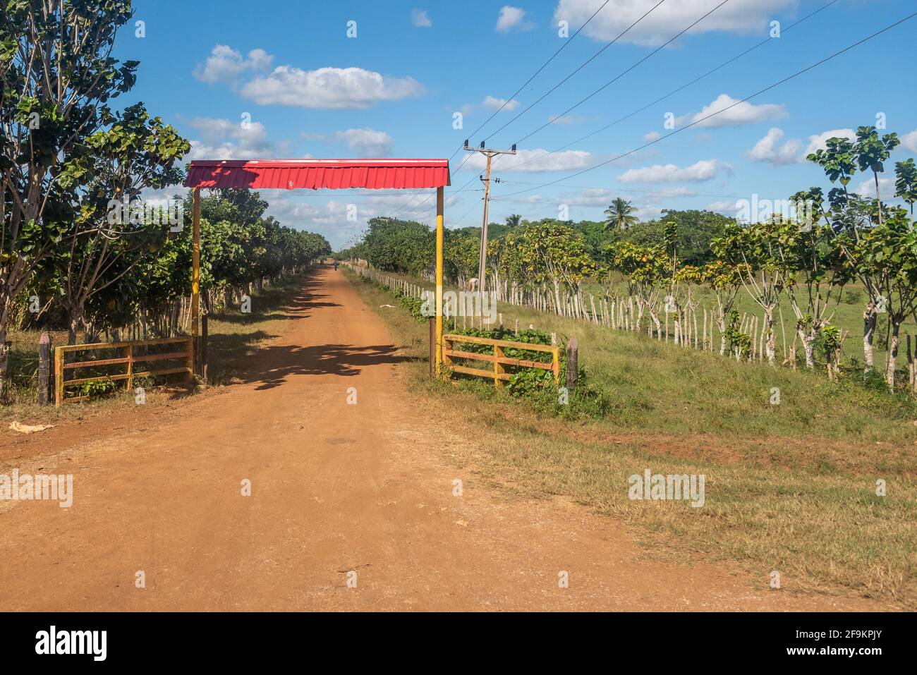 Rural areas and towns. Lifestyle in Cuba Stock Photo - Alamy