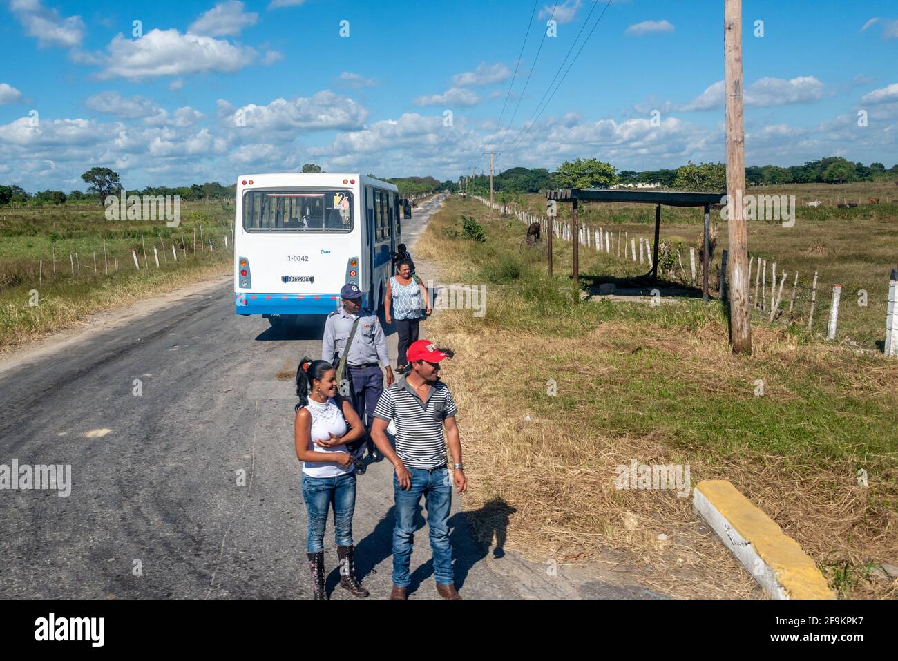 Rural areas and towns. Lifestyle in Cuba Stock Photo - Alamy