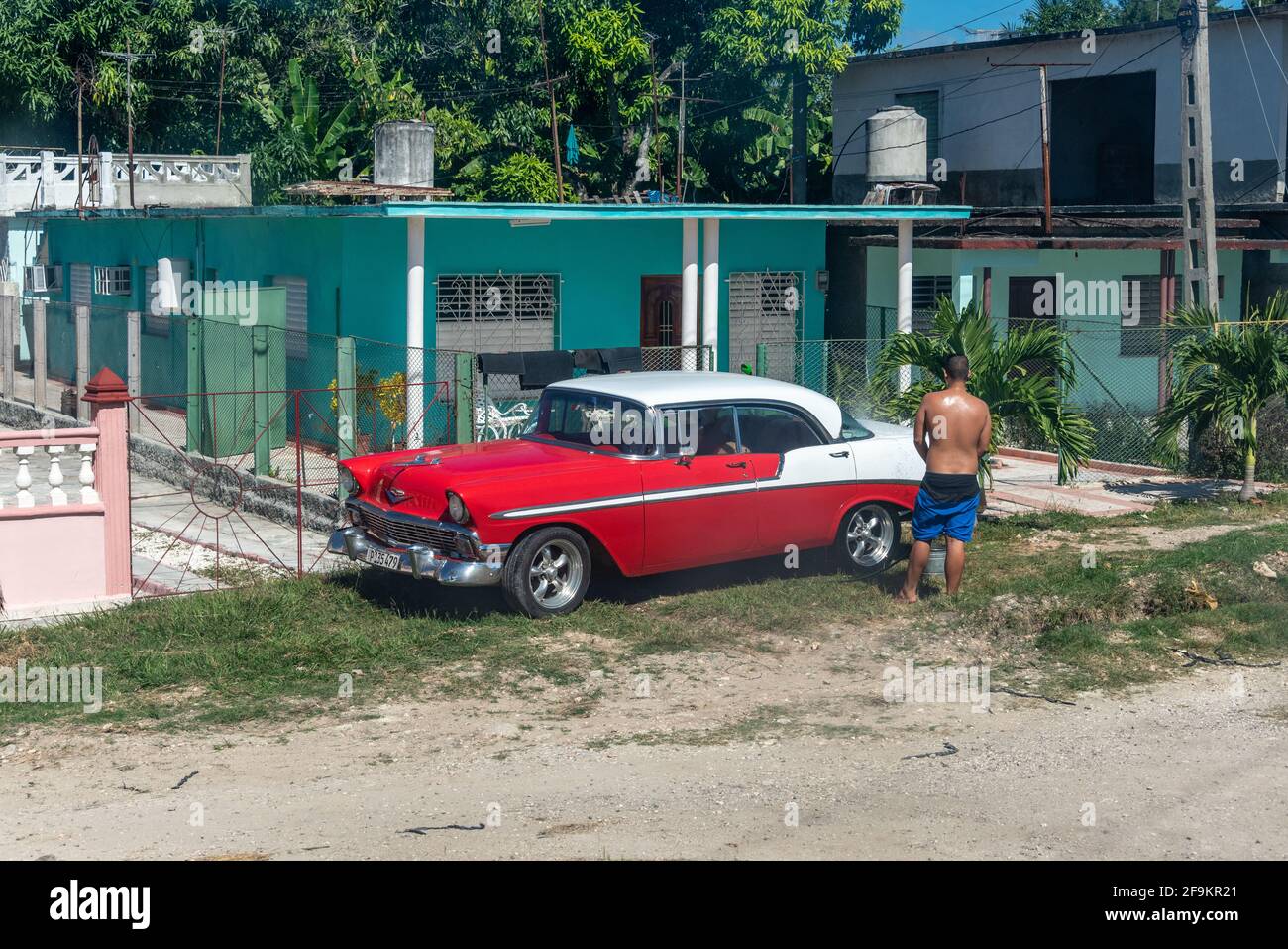 Rural areas and towns. Lifestyle in Cuba Stock Photo - Alamy