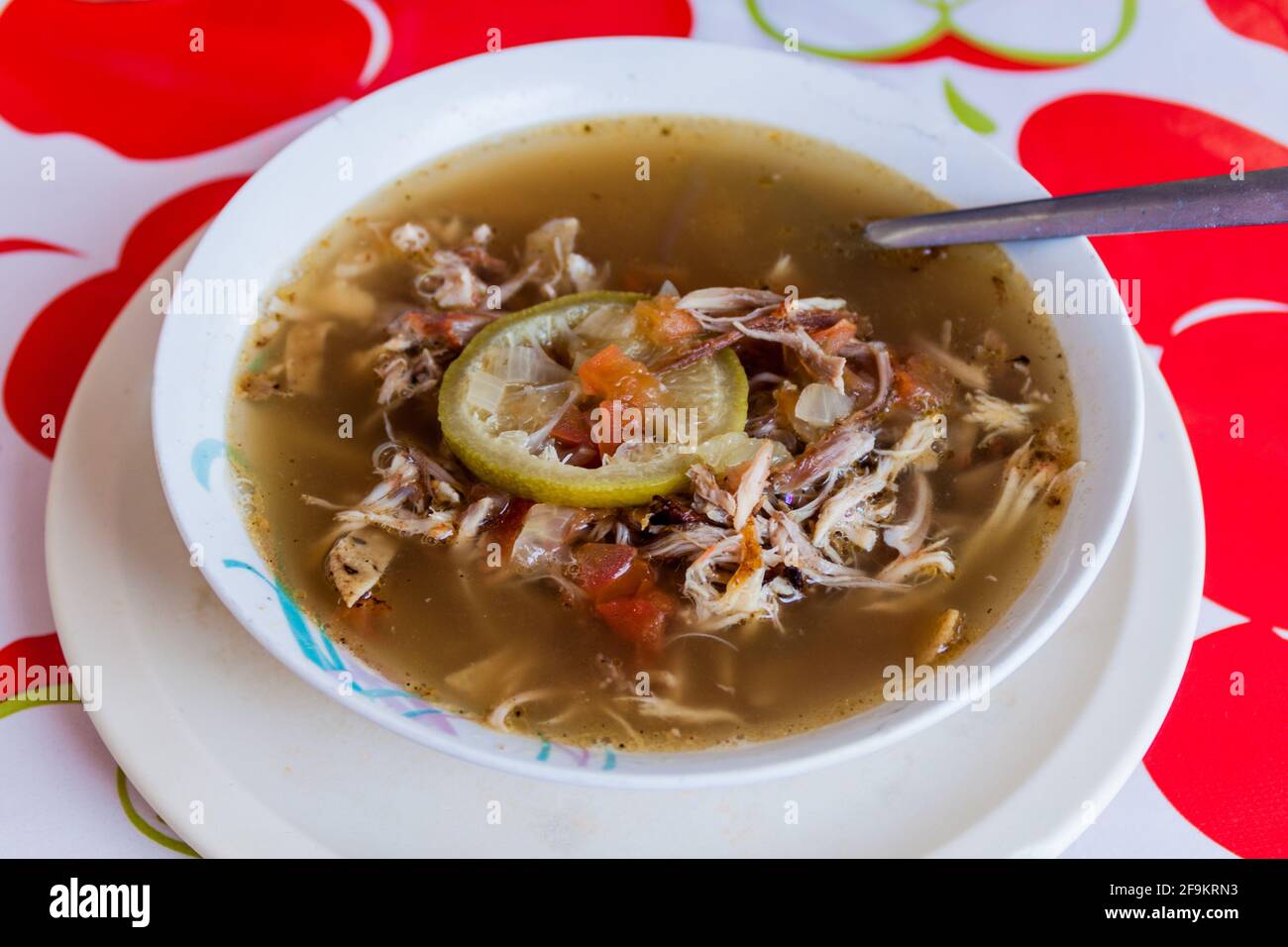 Chicken lime soup mexico hi-res stock photography and images - Alamy