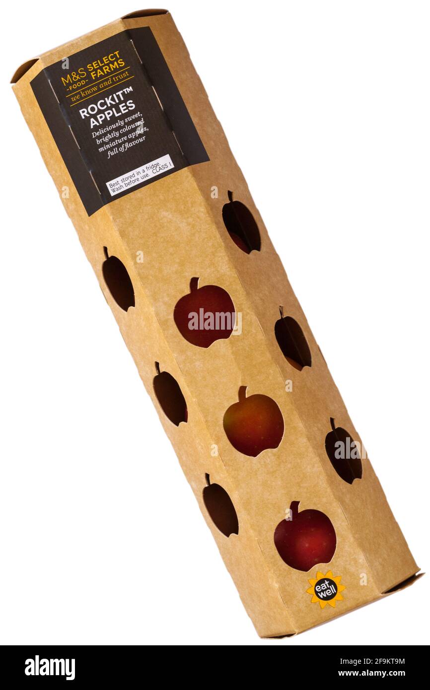 Pack of Rockit Apples from M&S isolated on white background ...