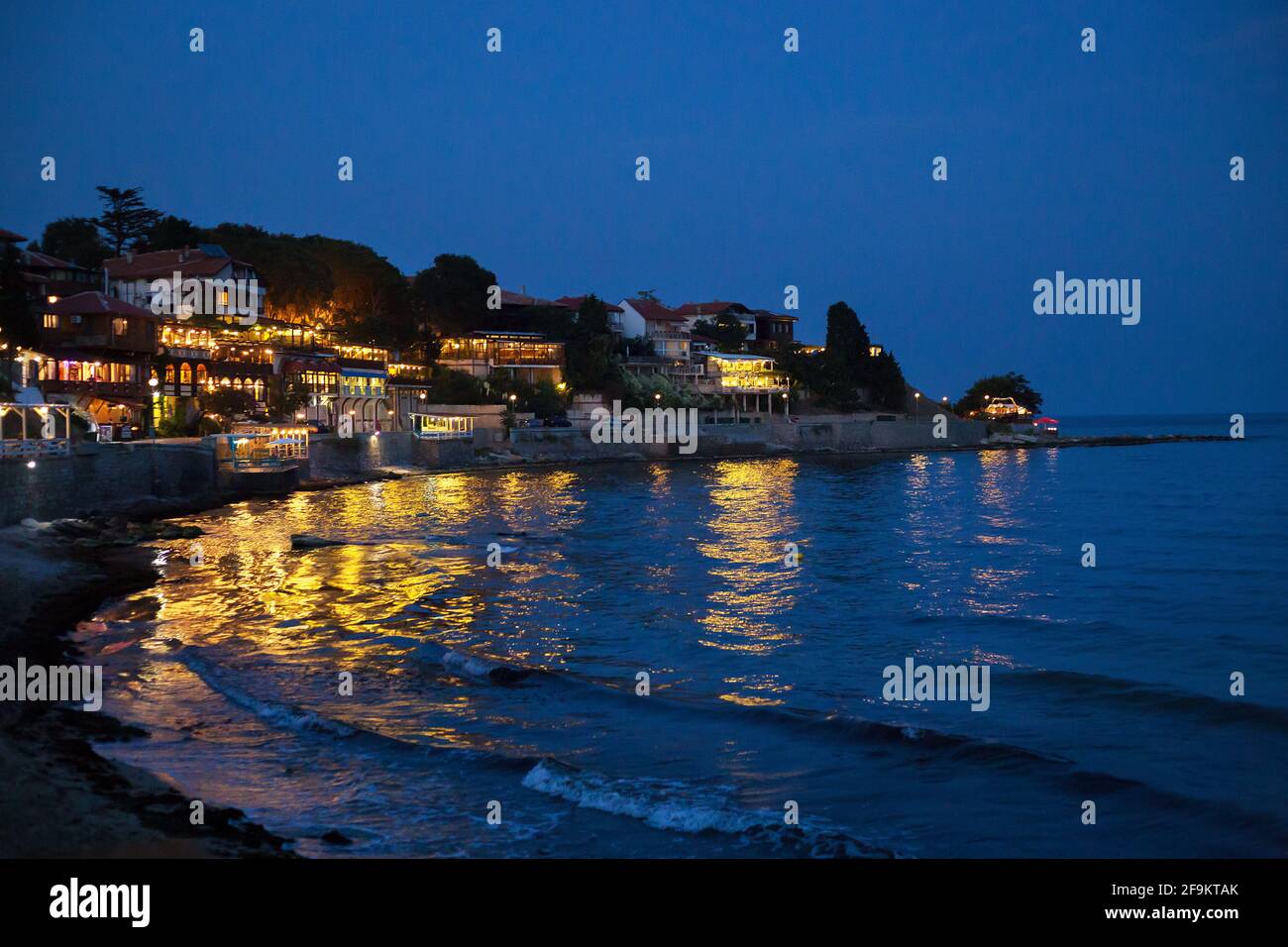 Nessebar bulgaria night view old city hi-res stock photography and ...
