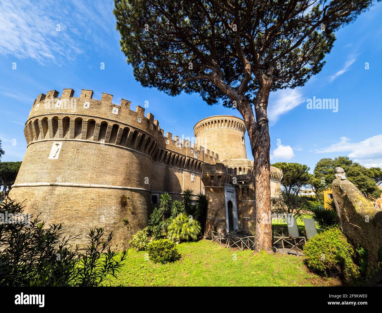 Castello di Giulio II in Ostia Antica - Rome, Italy Stock Photo - Alamy