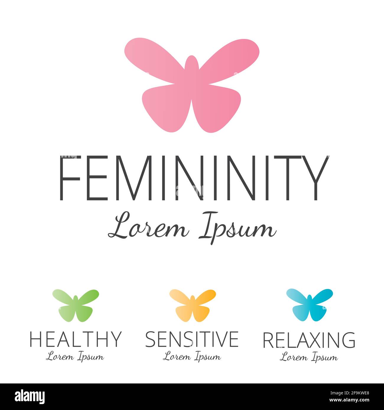 Marketing femininity Stock Vector Images - Alamy
