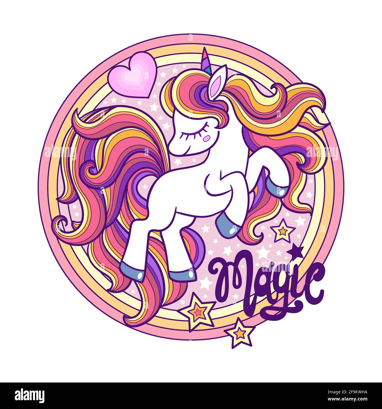 Cartoon character blue magic Cut Out Stock Images & Pictures - Alamy