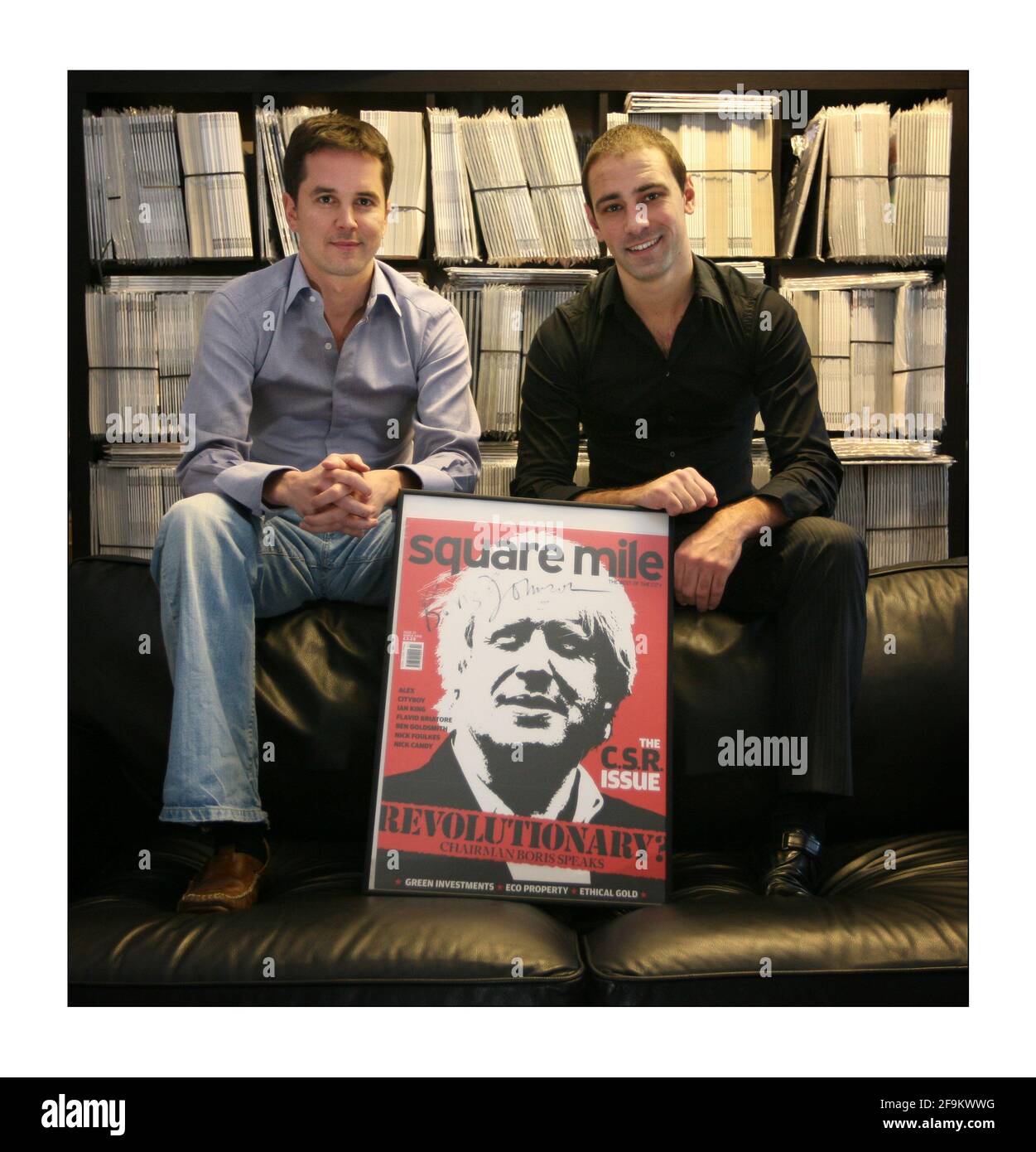 Stephen Murphy and Tim Slee, directors of Square Up Media.photograph by ...