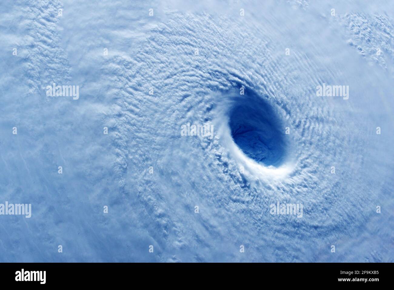 Big hurricane from space. Elements of this image were furnished by NASA ...