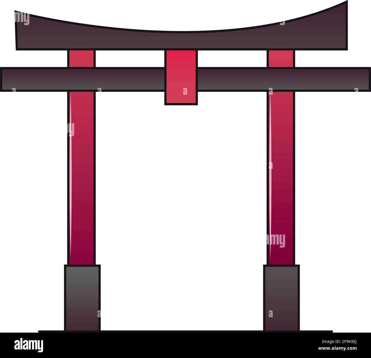 japanese gate culture isolated style Stock Vector Image & Art - Alamy