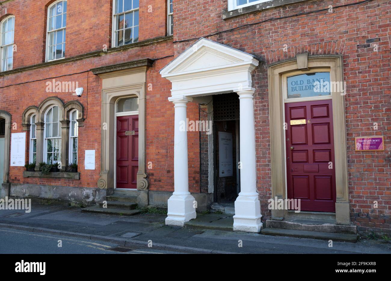 Old Bank Buildings in Macclesfield Stock Photo - Alamy