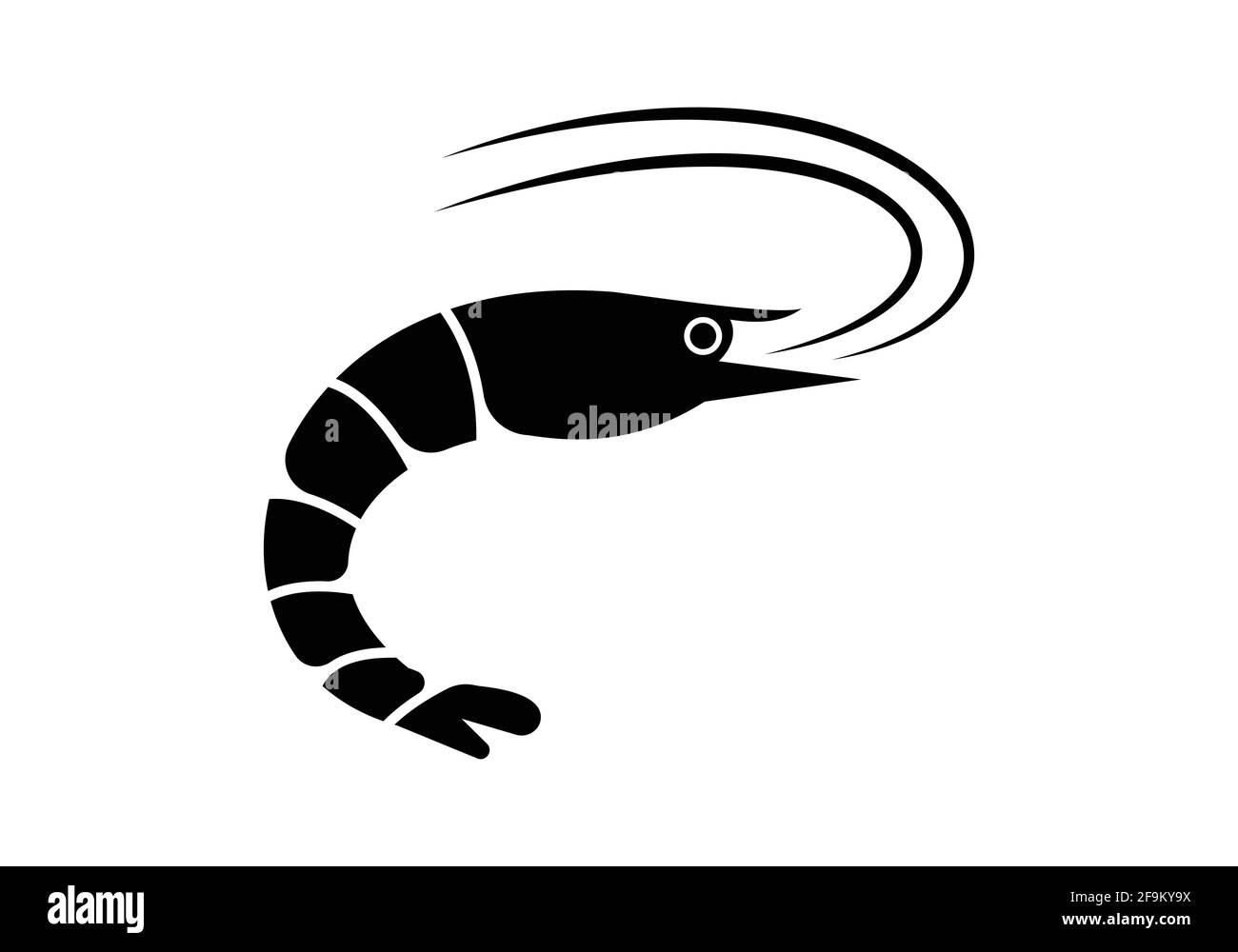 Shrimp vector logo icon design illustration template Stock Vector Image ...