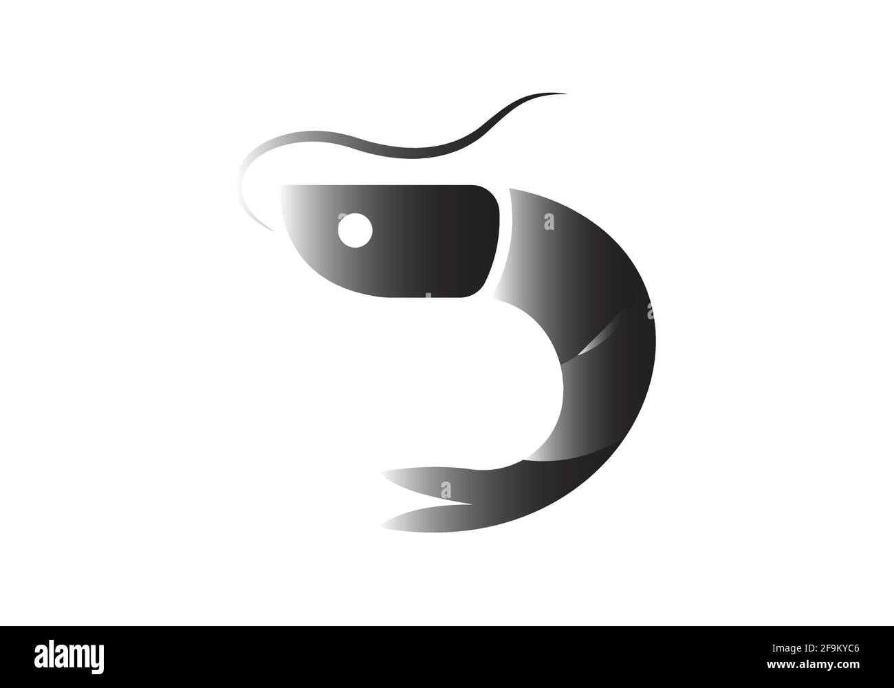 Shrimp emblem Black and White Stock Photos & Images - Alamy