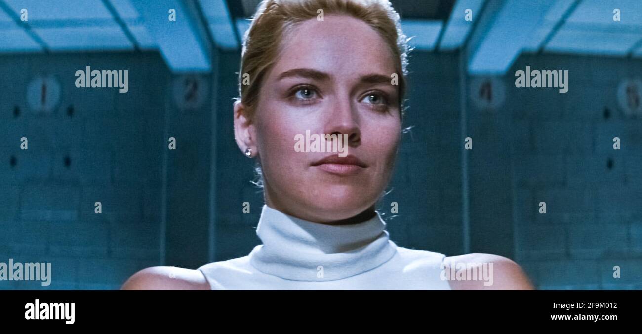 USA.Sharon Stone in a scene from (C)TriStar Pictures film: Basic Instinct (1992). Plot: A ...