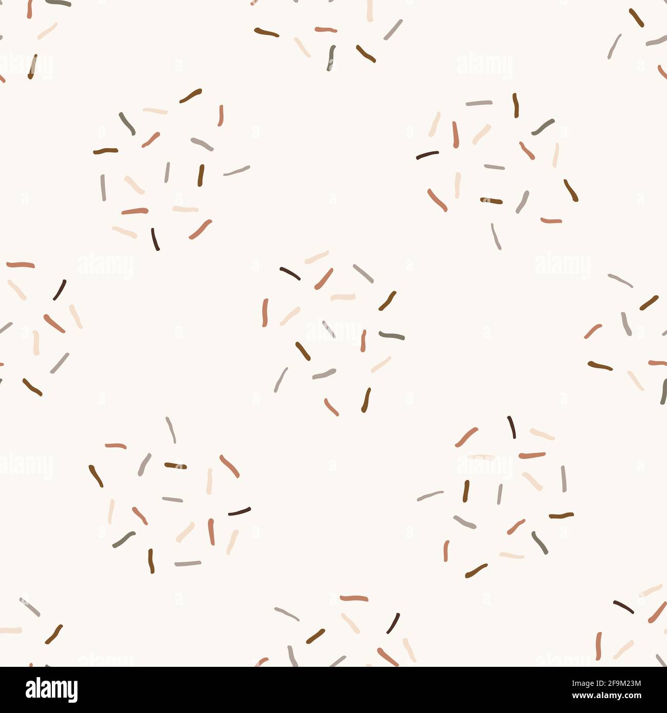 Seamless minimalist doodle confetti pattern background. Calm boho ...