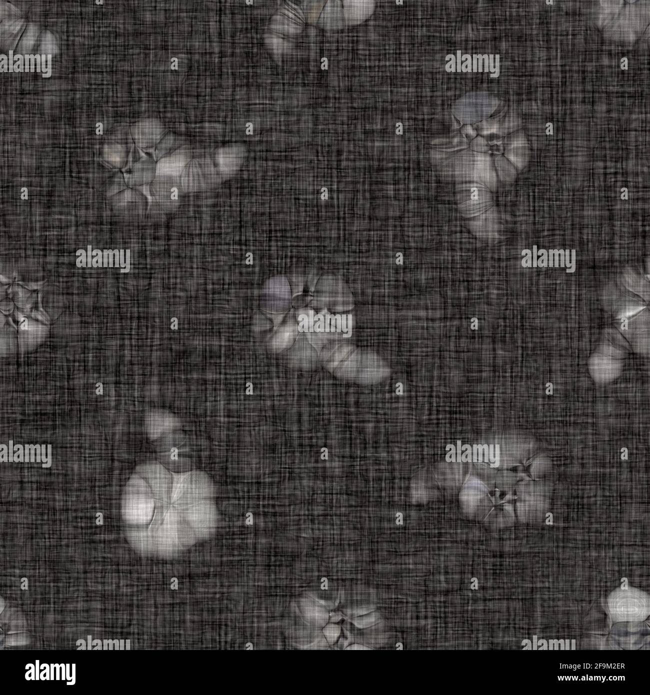 Rustic blotched charcoal grey french linen woven texture background ...