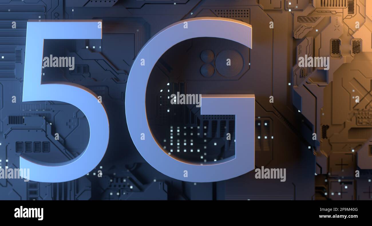 5G Wireless Mobile Communication Technology Stock Photo - Alamy
