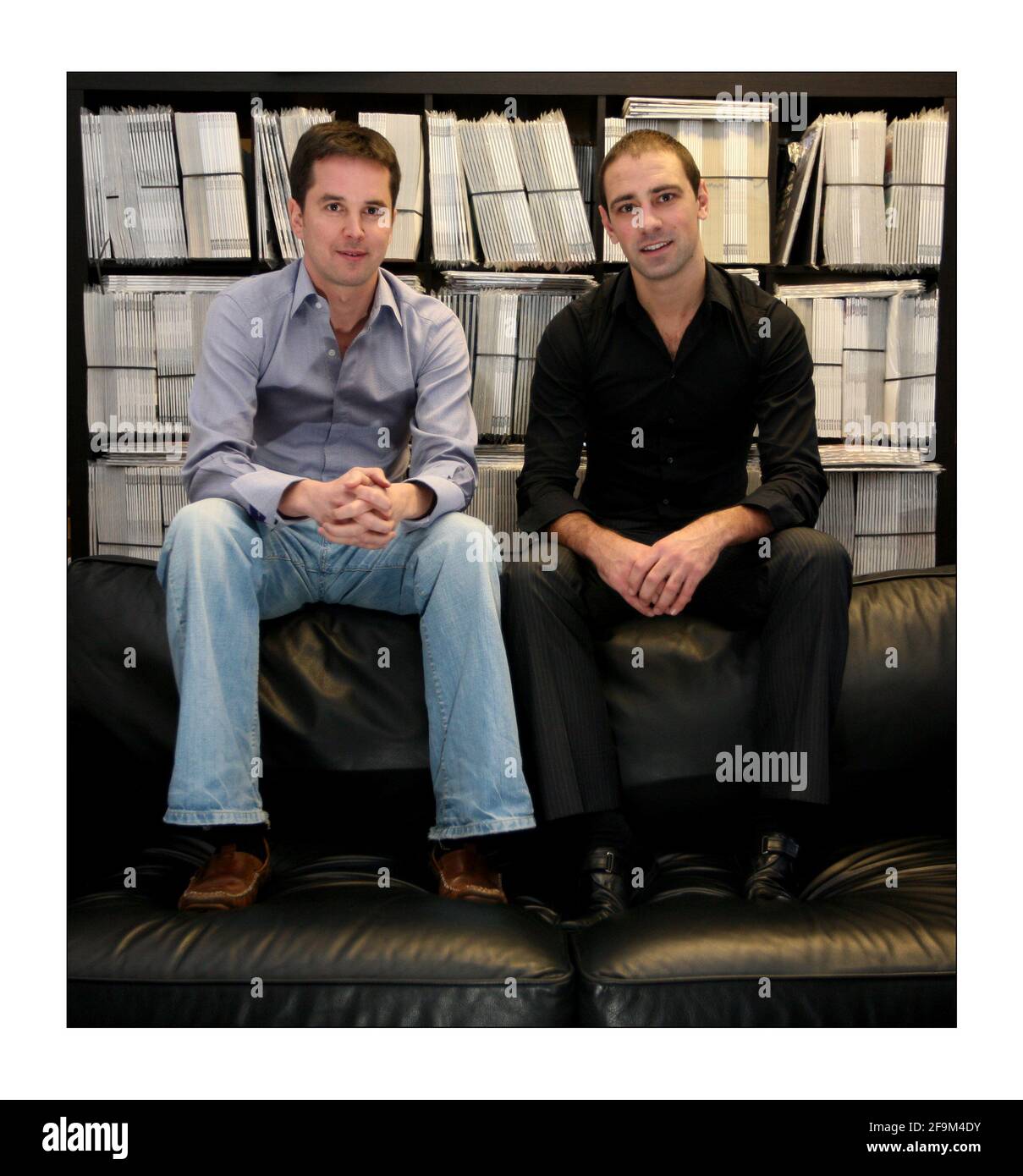 Stephen Murphy and Tim Slee, directors of Square Up Media.photograph by ...