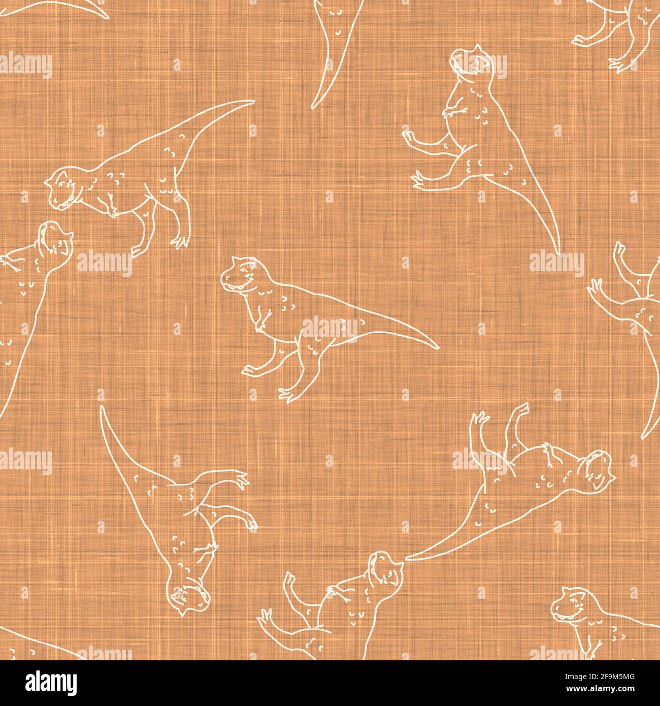 Seamless background Carnotaurus dinosaur with foot print gender neutral ...