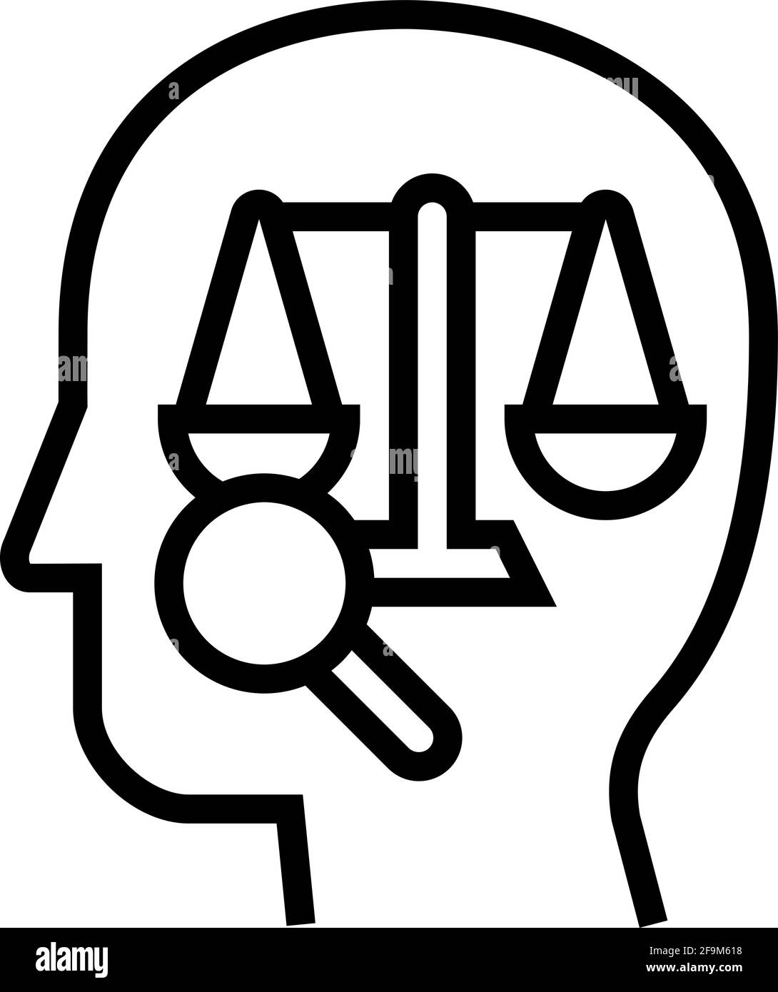 right law dictionary line icon vector illustration Stock Vector Image ...