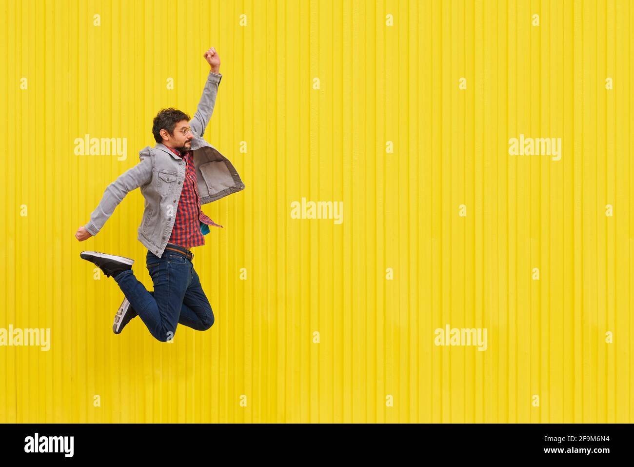 Celebrating jumping hi-res stock photography and images - Alamy