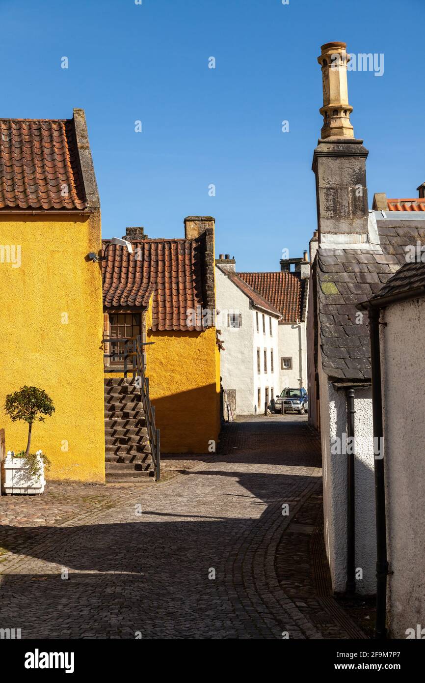 National Trust for Scotland preserved Culross Palace in Culross Fife ...