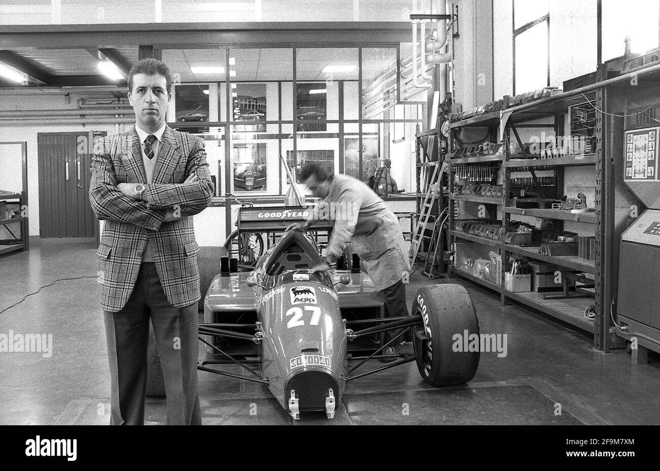 Piero Ferrari. At the Ferrari Factory in Marenello F1 workshop Italy ...
