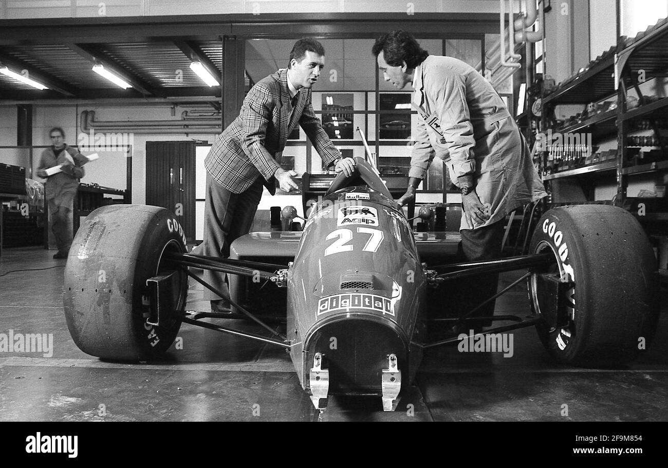 Piero Ferrari. At the Ferrari Factory in Marenello F1 workshop Italy ...
