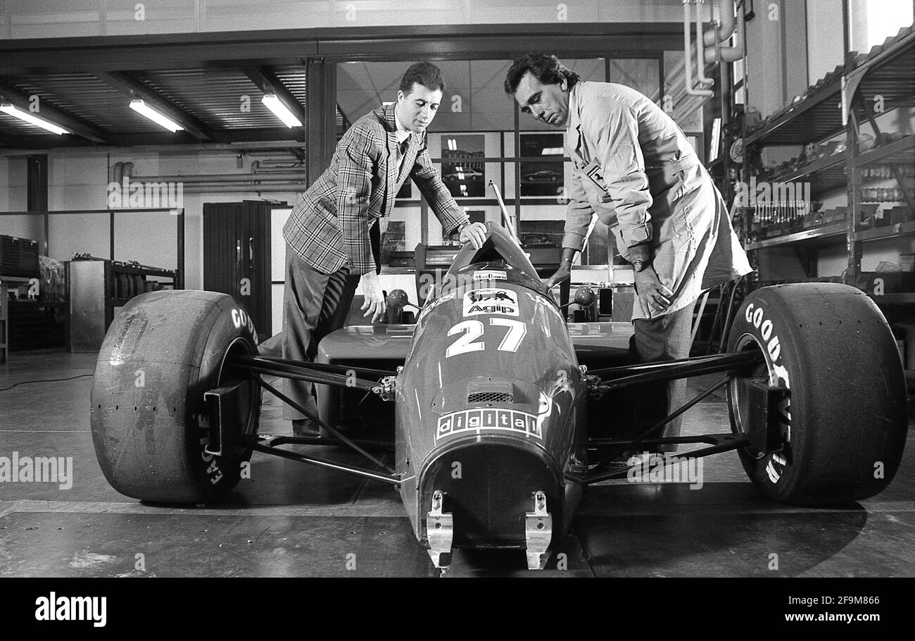 Piero Ferrari. At the Ferrari Factory in Marenello F1 workshop Italy ...